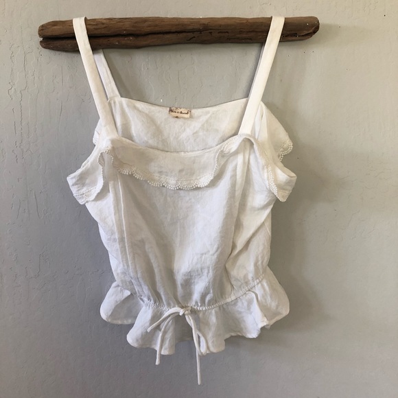 Hem & Thread | Tops | Hem And Thread White Crop Tank Size Medium | Poshmark